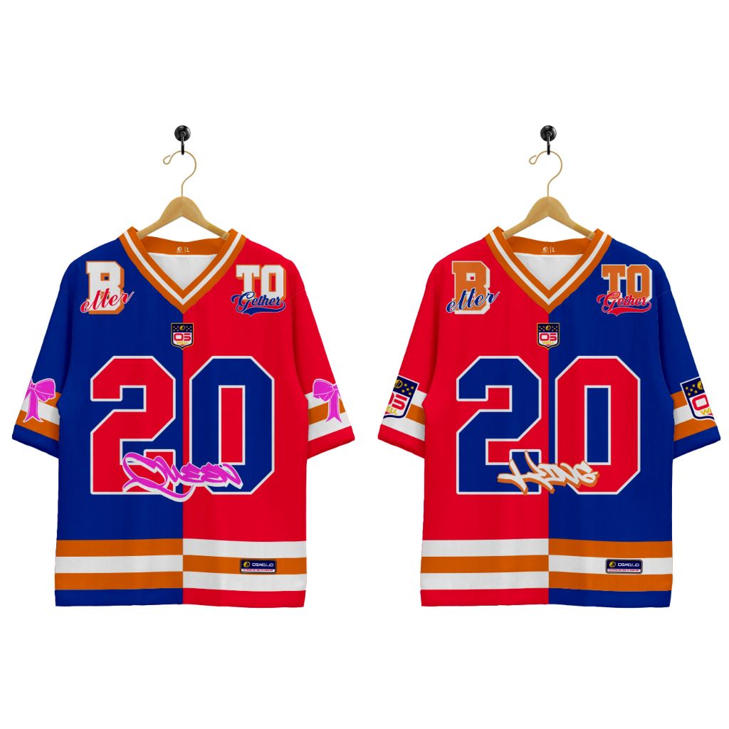 Jual JERSEY COUPLE MATCHING 04 WOMEN AND MEN BISA PASANG NAMA DAN NOMOR ...