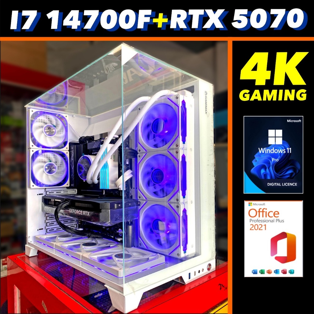 Jual PC RAKITAN INTEL CORE i7 14700F RTX 5070 12GB 16GB DDR5 512GB NVME ...
