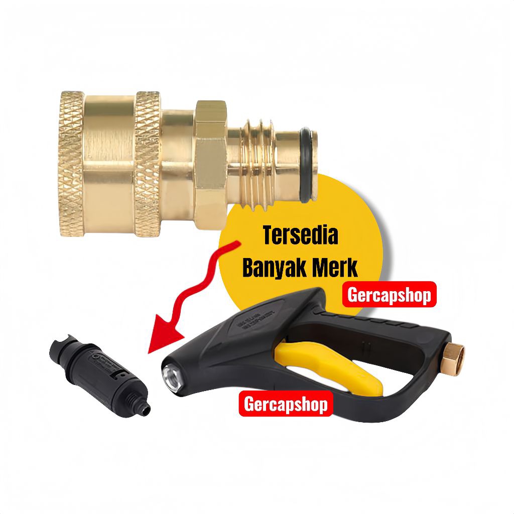 Jual Gercapshop M16 Male Quick Release Connector Adaptor Reiam Hajime ...