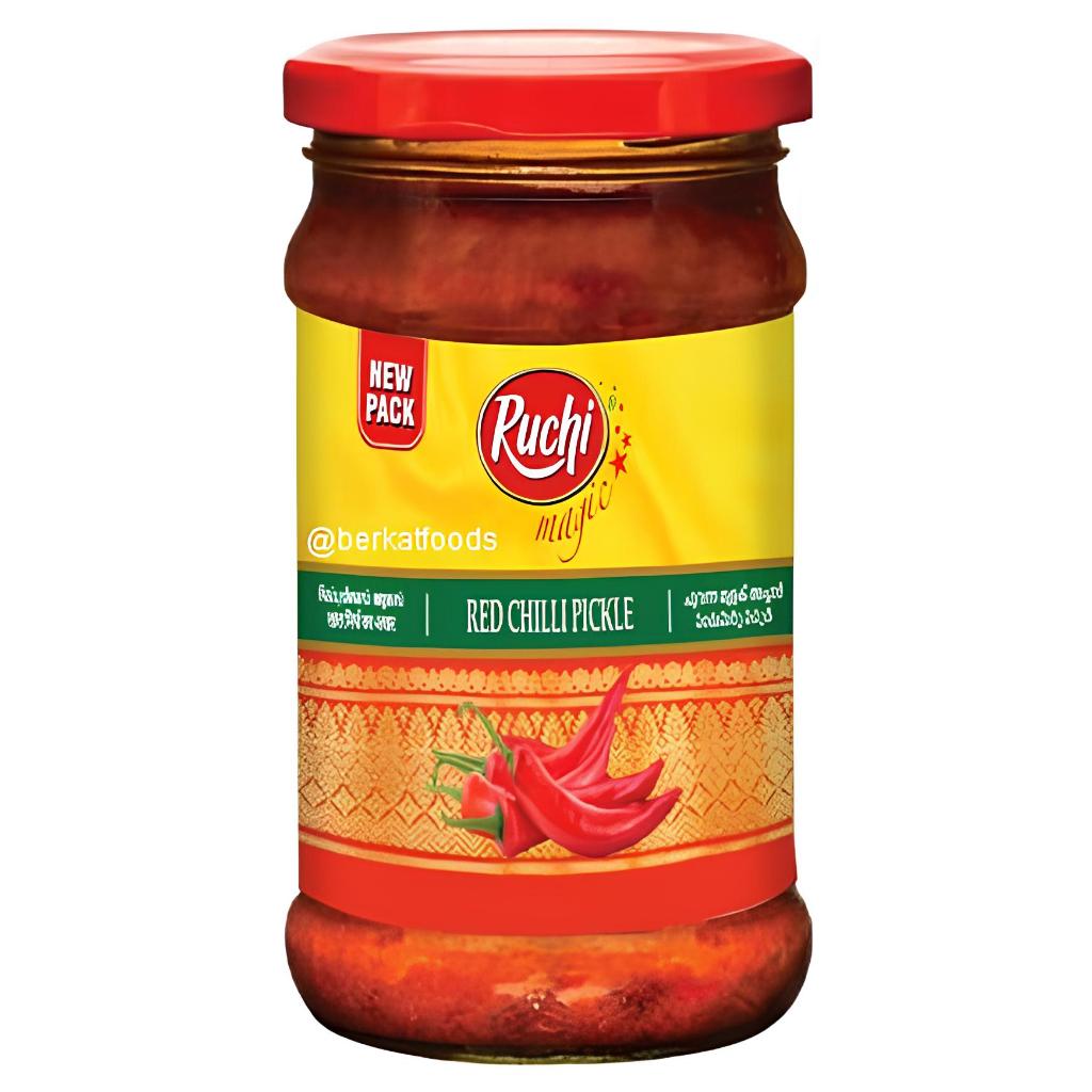 Jual Red Chilli Pickle Ruchi Magic / Acar Cabai Merah India / Mirch ...