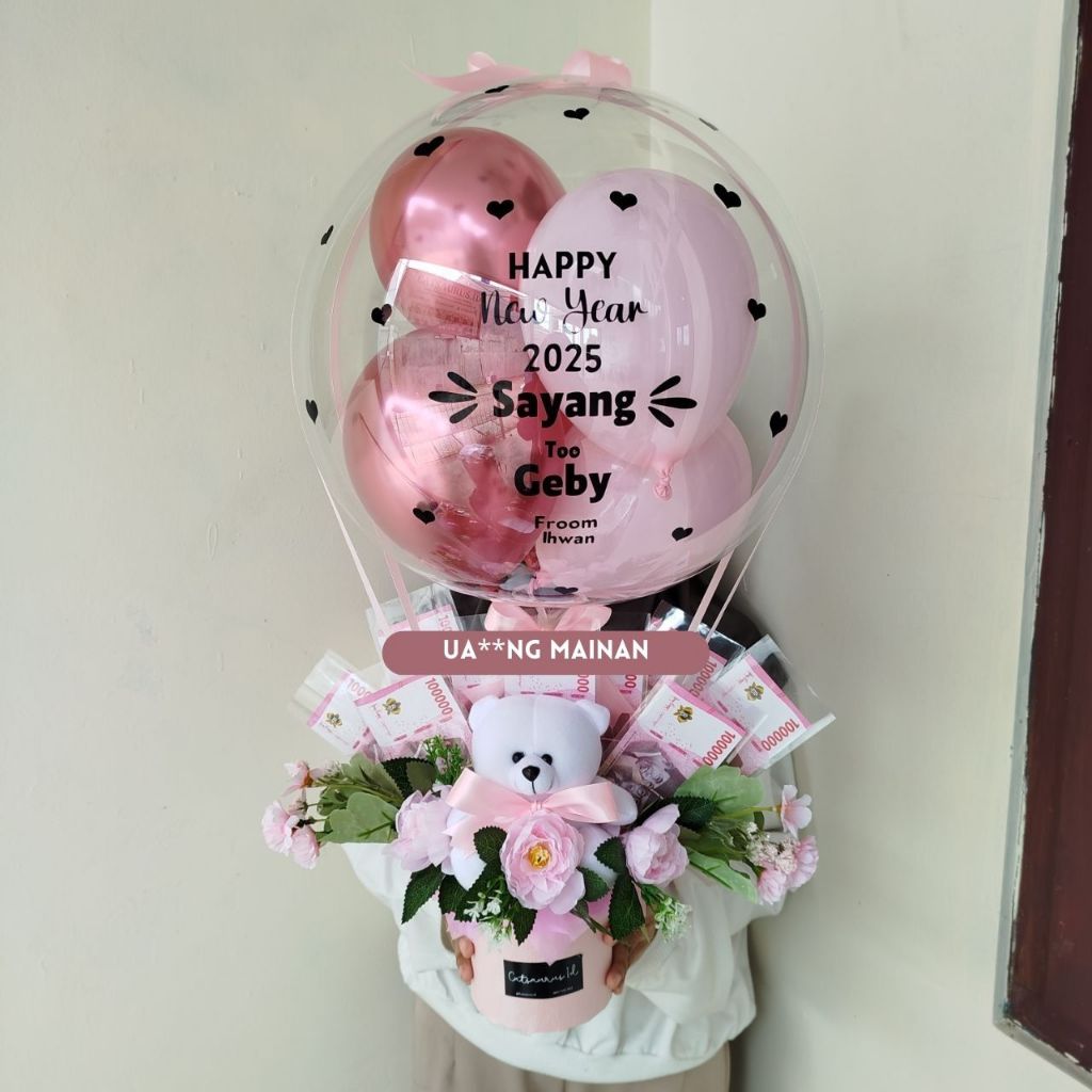 Jual [SIAP KIRIM CEPAT] Bucket Balon Uang Mainan (Isi sendiri di rumah ...