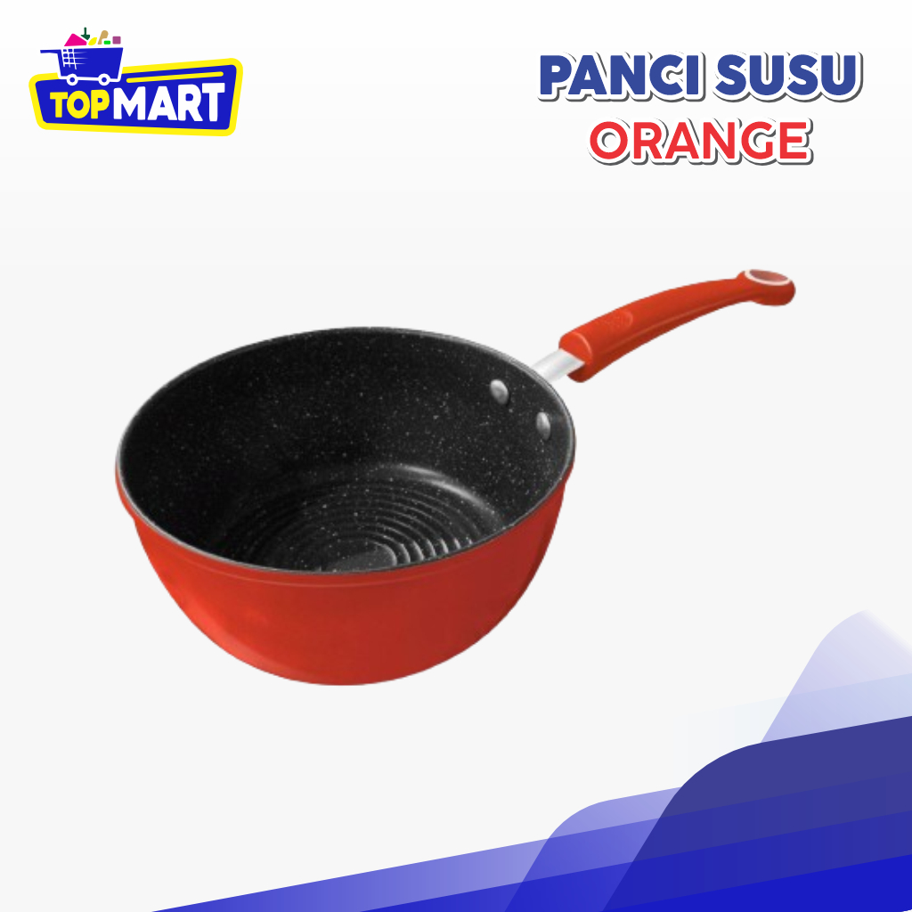 Jual TOPMART - Panci Susu Anti Lengket enamel Sauce Pan Panci Susu ...