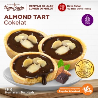 Jual Almond Tart Tugu Jogja Rasa Cokelat Isi 6 Pcs - Oleh-oleh Khas ...