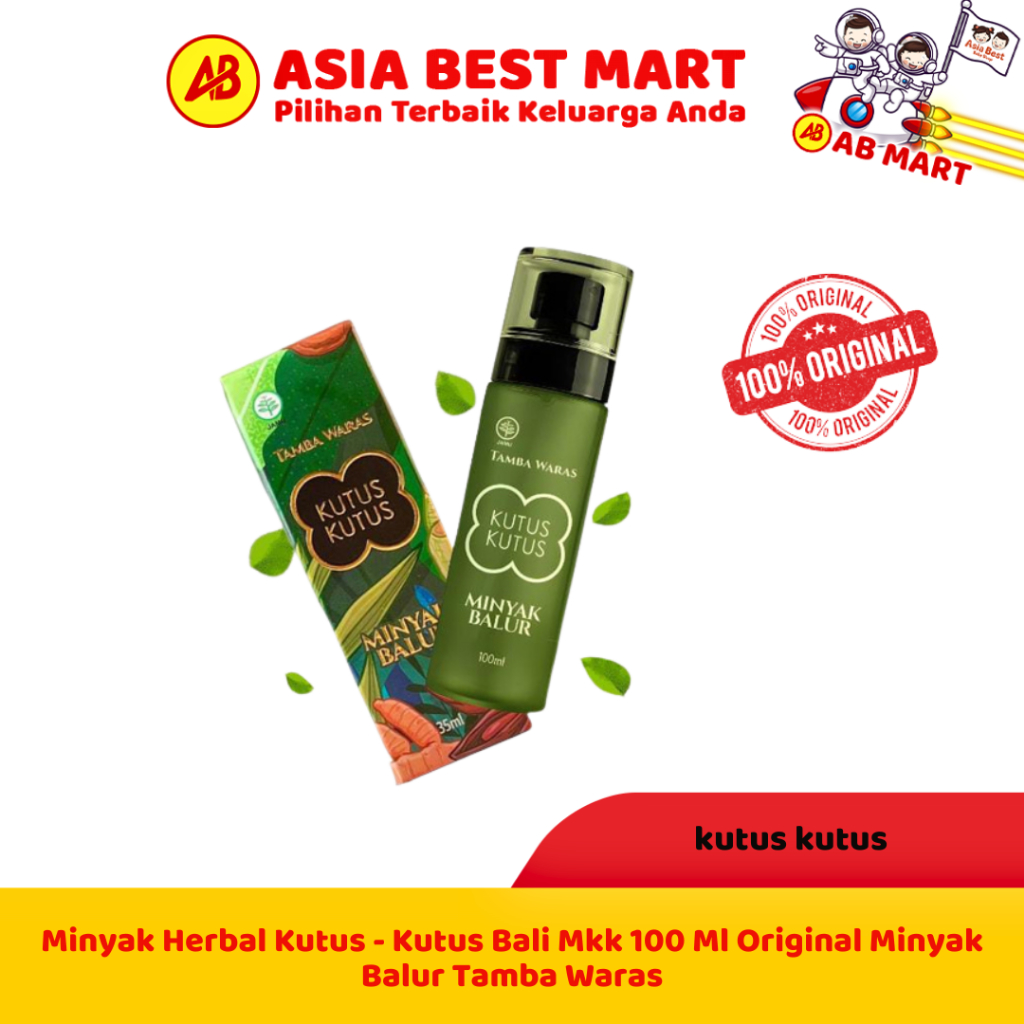 Jual Minyak Herbal Kutus - Kutus Bali Mkk 100 Ml Original Minyak Balur ...