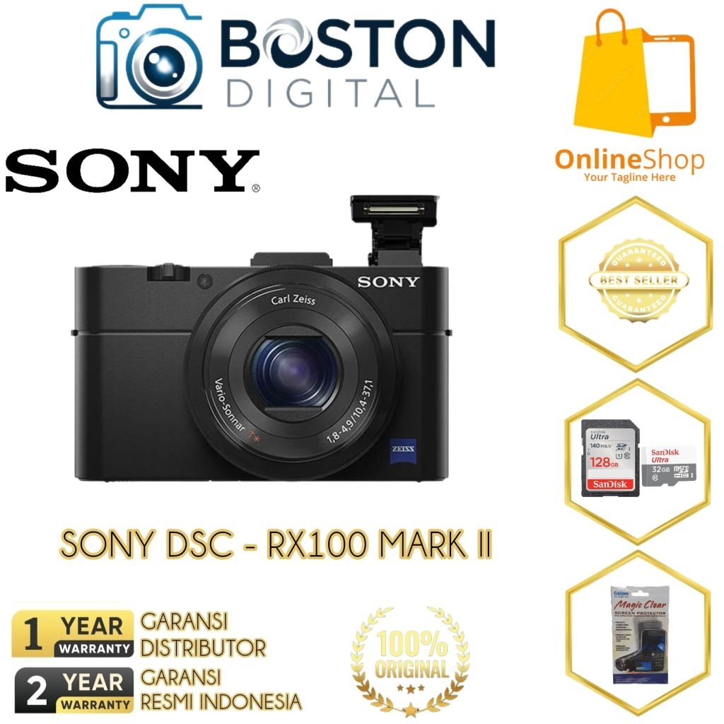 Jual KAMERA SONY CYBERSHOT RX100 MARK II / CAMERA DIGITAL SONY ...
