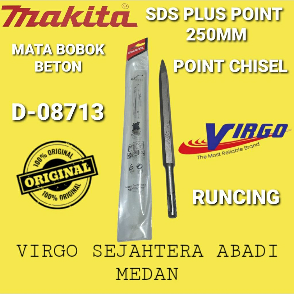 Jual MAKITA MATA BOR BOBOK BETON TEMBOK LANCIP MODEL SDS PLUS BULL ...