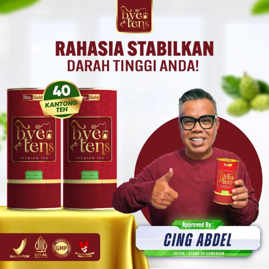 Jual Bye Tens Premium Tea 2 KALENG - Teh Herbal Untuk Hipertensi Darah ...