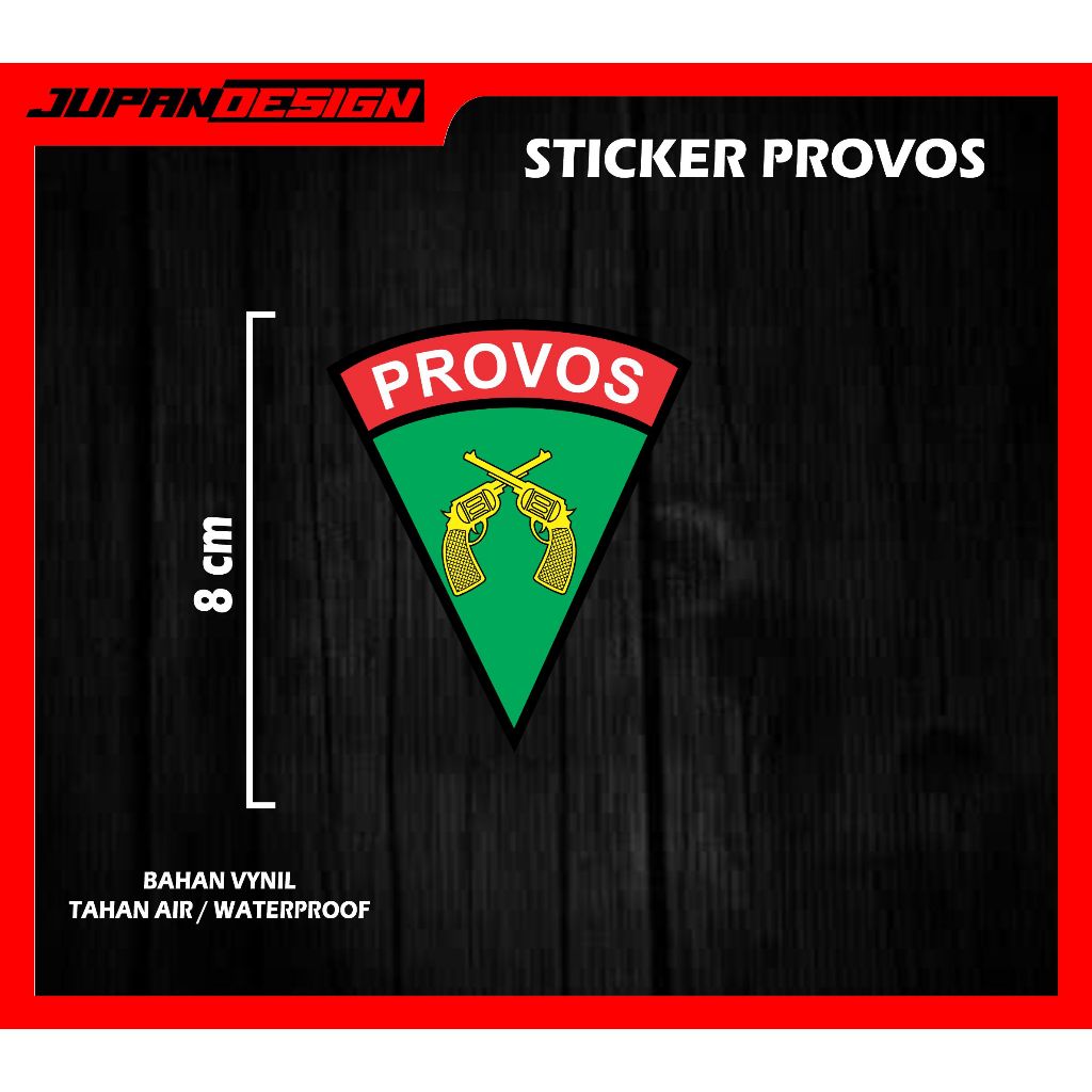Jual JUPANDESIGN STICKER PROVOS TNI | Shopee Indonesia