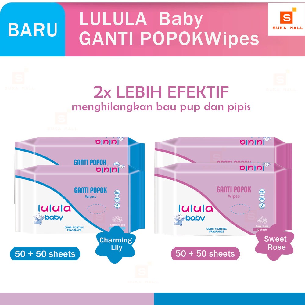 Jual [BUY 1 GET 1] LULULA BABY WIPES LARGE 2X50’s – Tisu Basah Bayi Besar & Wangi Beli 1 Gratis ...