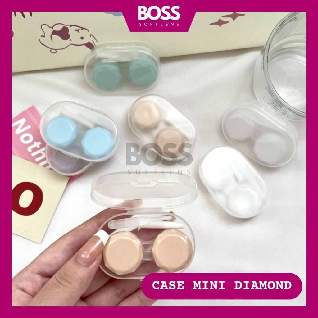 Jual (RESELLER 10 PCS) KOTAK SOFTLENS MINI DIAMOND / TEMPAT SOFTLENS ...