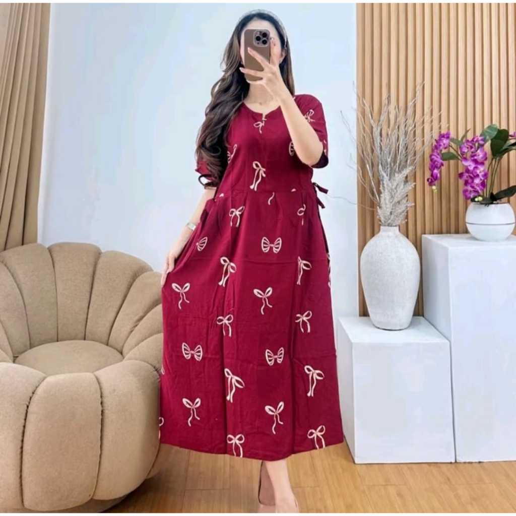 Jual Daster Jumbo Busui Bumil Kekinian Bahan RAYON Kimono LD 120 ...