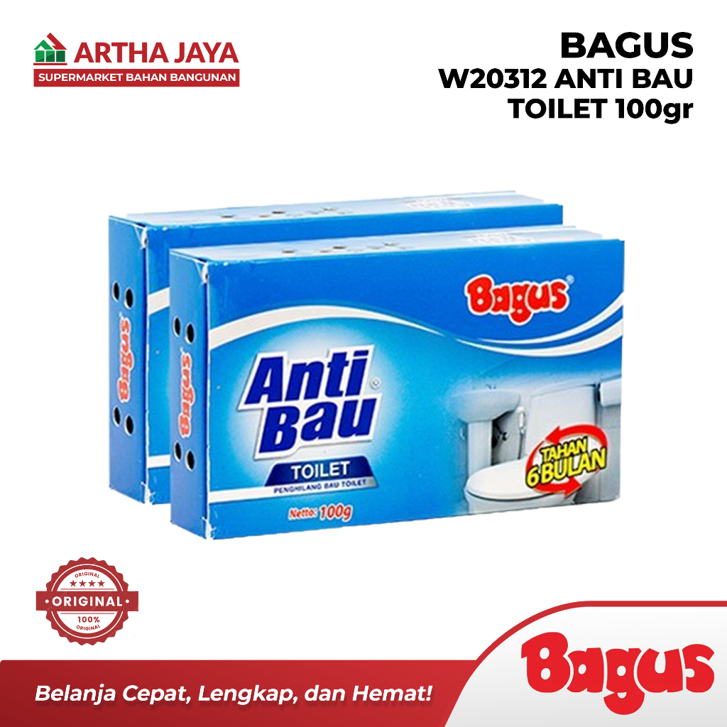 Jual Bagus W20312 Anti Bau Toilet 100gr | Shopee Indonesia