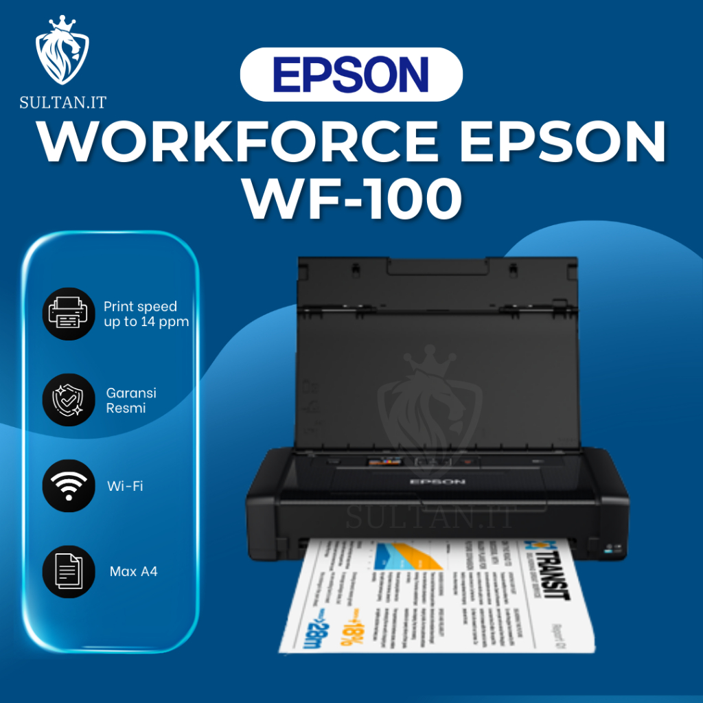 Jual Printer Epson Workforce Wf 100 Wi Fi Inkjet Printer Original 3091