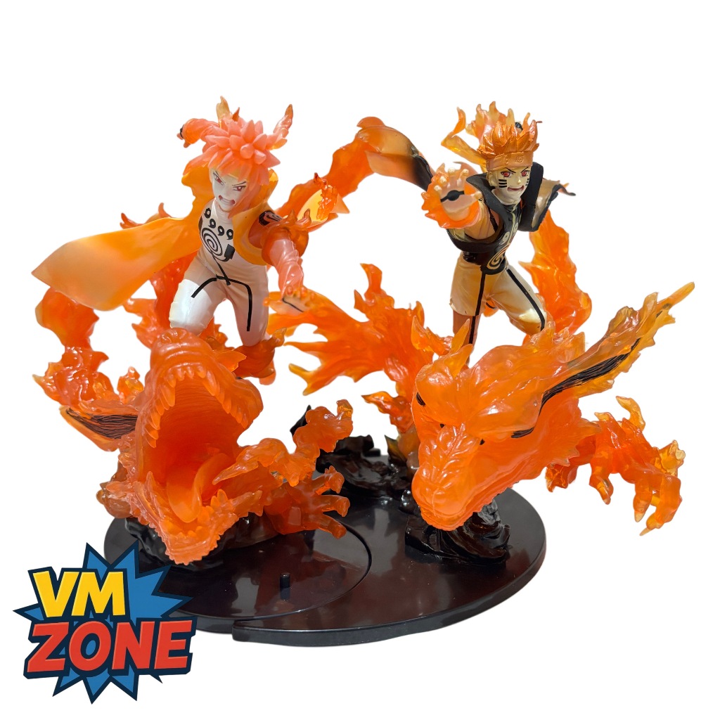 Jual Figure Naruto x Minato Kyuubi mode Flame Nine Tail Fox Ornamen ...