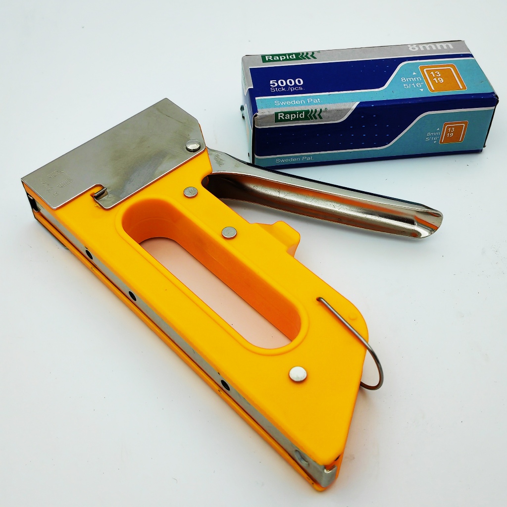 Jual Stapler Gun Staples Tembak 8mm perkaka-Staples Gun Reffil-Isi ...