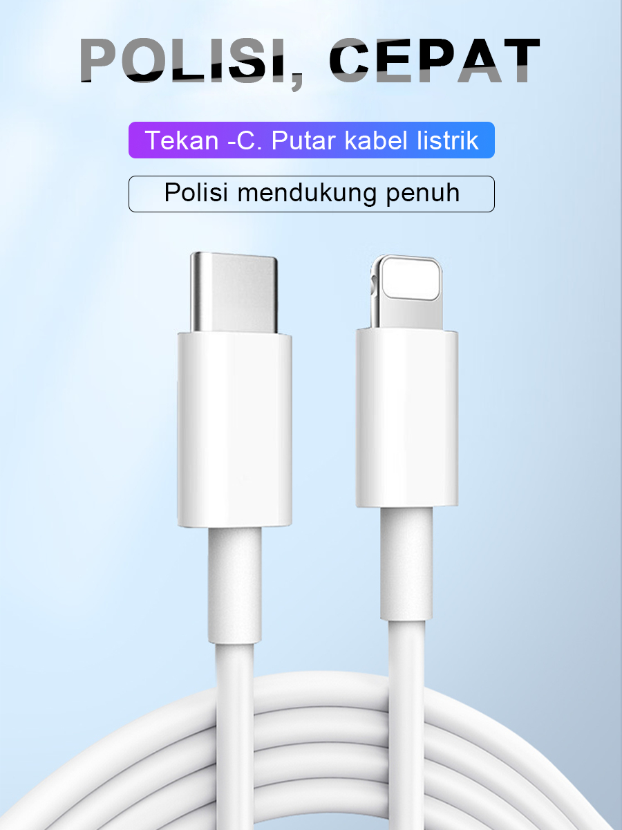 Jual Bestool Kabel Data iphone fast charging PD 20W Type C To Lightning ...