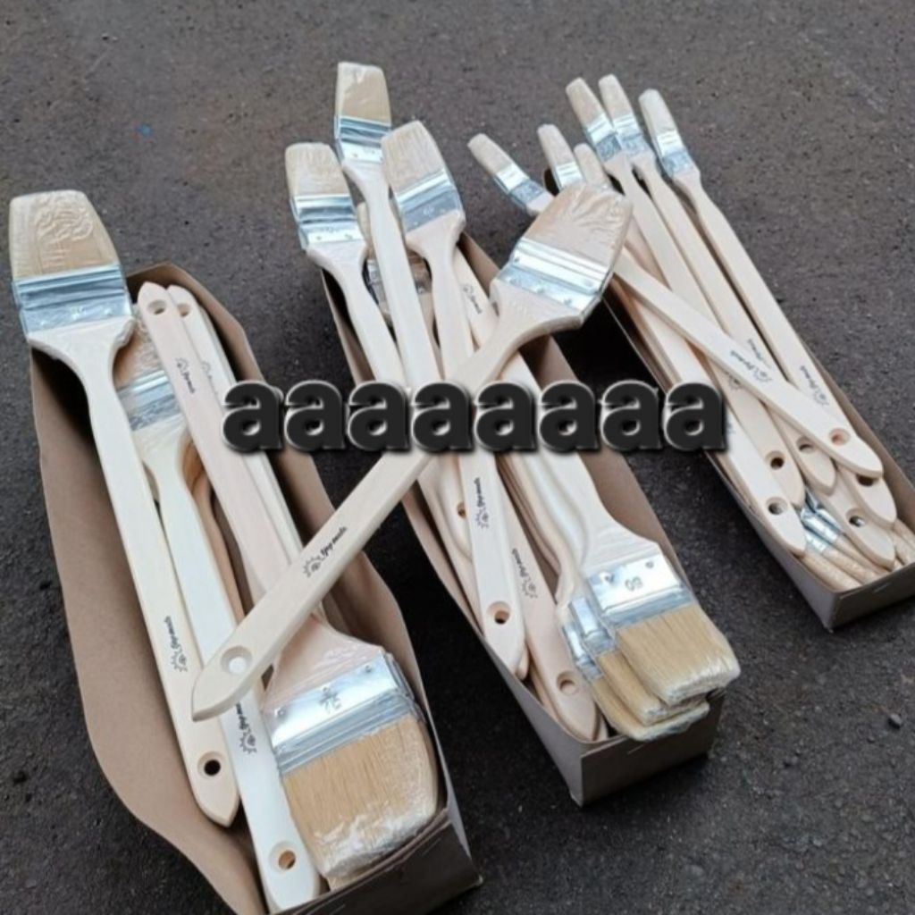 Jual kuas cat bengkok 3" tjap mata gagang panjang 400mm | Shopee Indonesia