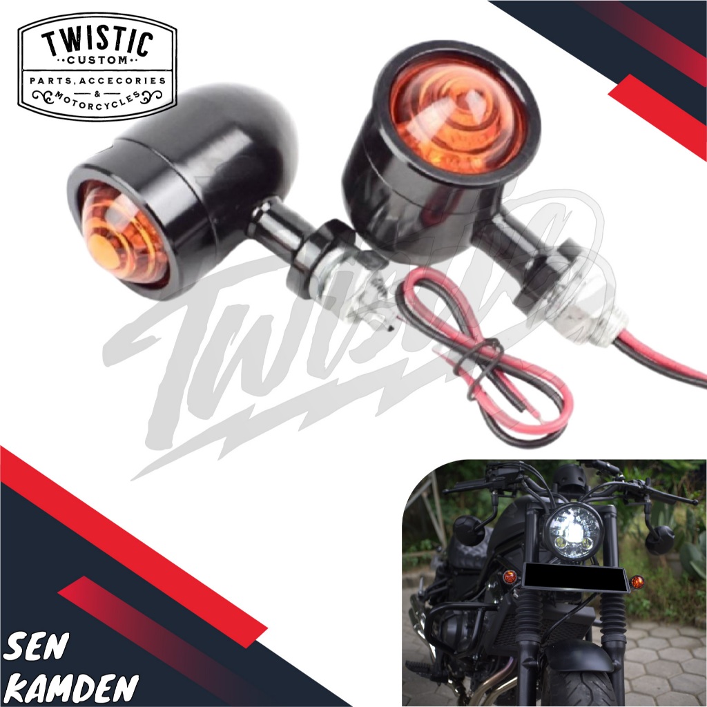 Jual Lampu Sen Sein LED Kamden Motor XSR 155 W175 Benelli Harley ...