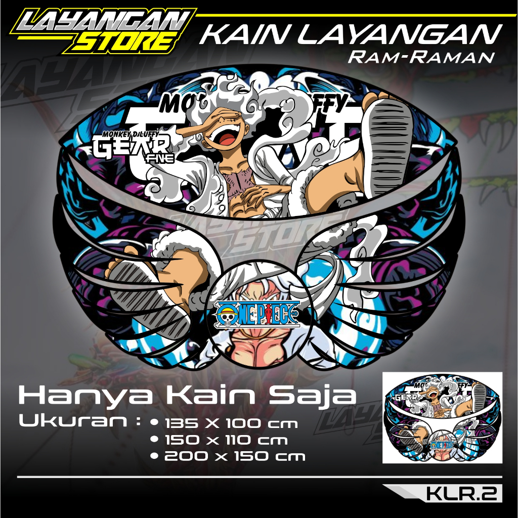 Jual KAIN Layang-layang Ram Raman Full Printing High Quality Bahan ...