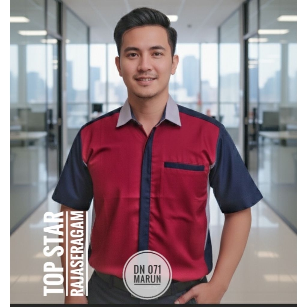 Jual DN Baju Kemeja Seragam Uniform Kerja Drill PDH PDL Werpak Kerja ...