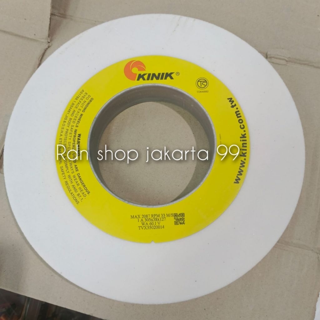 Jual KINIK Grinding wheel 12 inch Batu gerinda 305 x 25 x 127 mm Grit ...