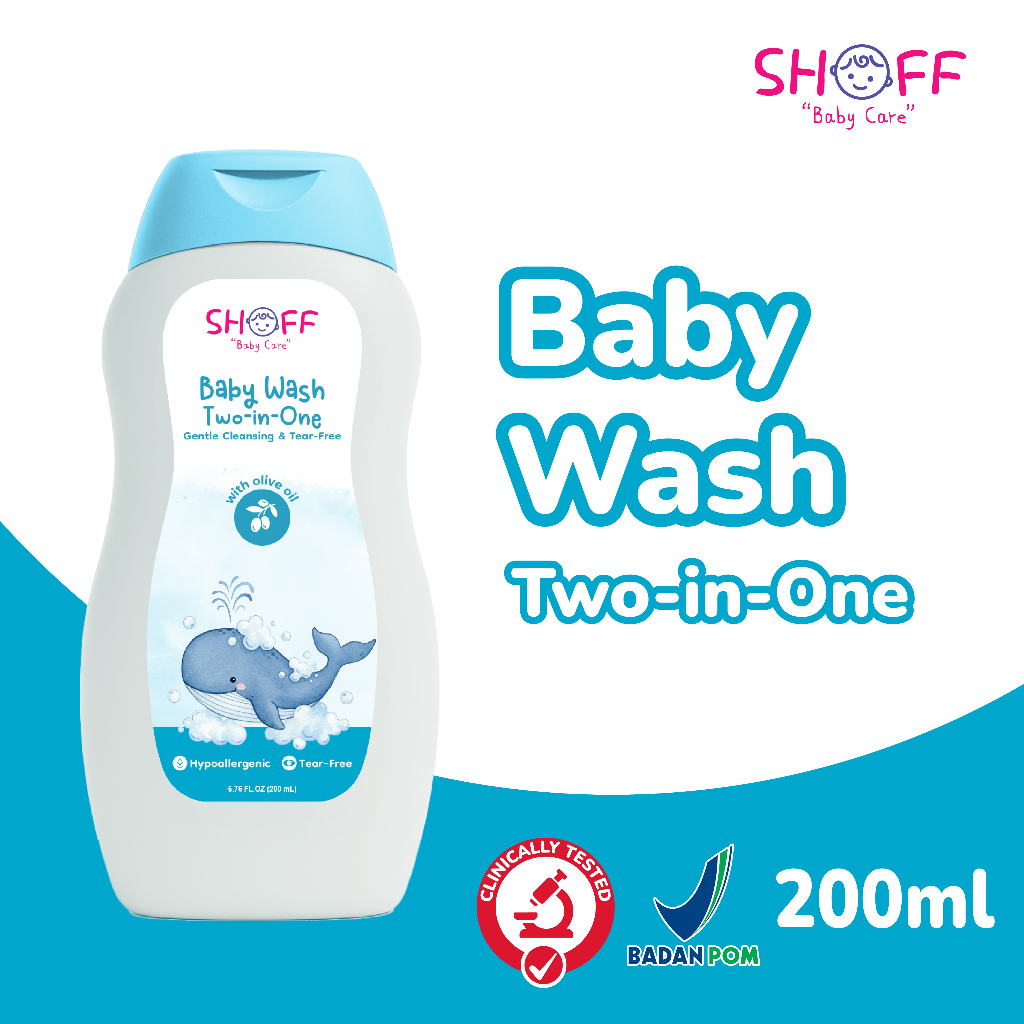 Jual Shoff Baby Wash Two in One 200 ml – Sabun Sampo Mandi Bayi ...