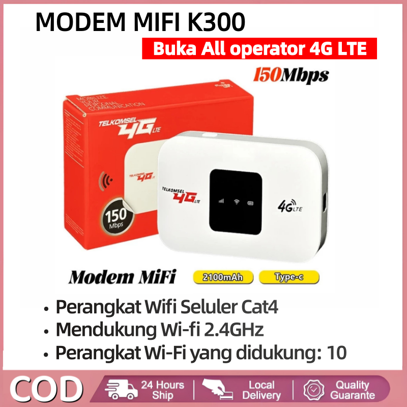 Jual Ready Stock MIFI MODEM WIFI 4G All Operator USB 150Mbps WiFi ...
