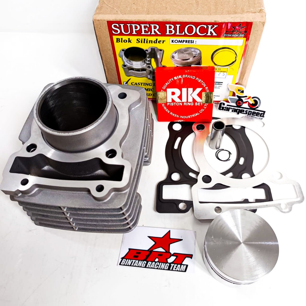 Jual BLOK BORE UP BRT CAST IRON 62 NMAX AEROX NMAX NEW AEROX NEW LEXI ...