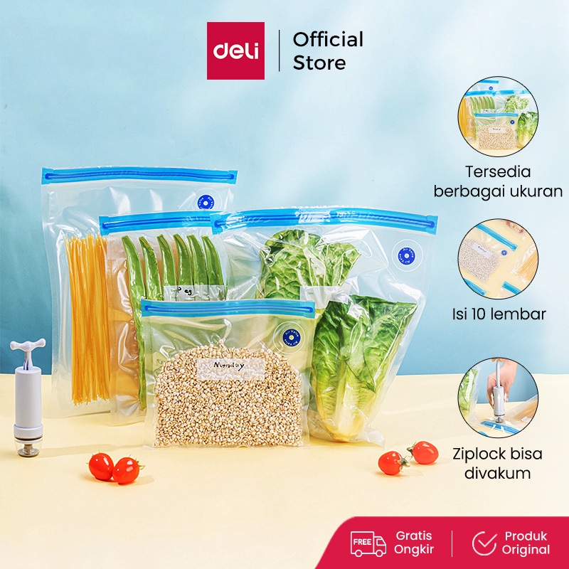 Jual Vusign Food Vacuum Bags / Kantong Plastik Zip Lock Vakum Makanan ...