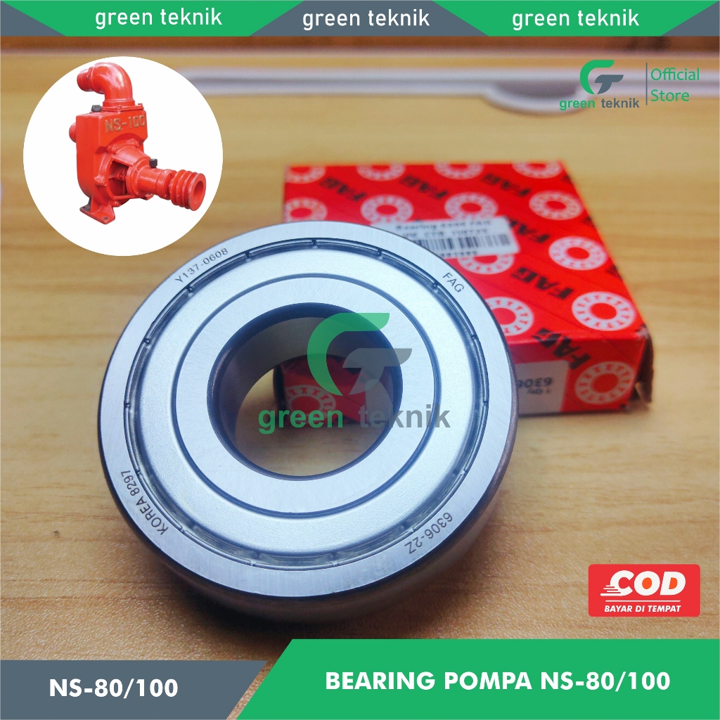 Jual Bearing Laher Laker Pompa Air NS80 3" NS100 4" | Shopee Indonesia