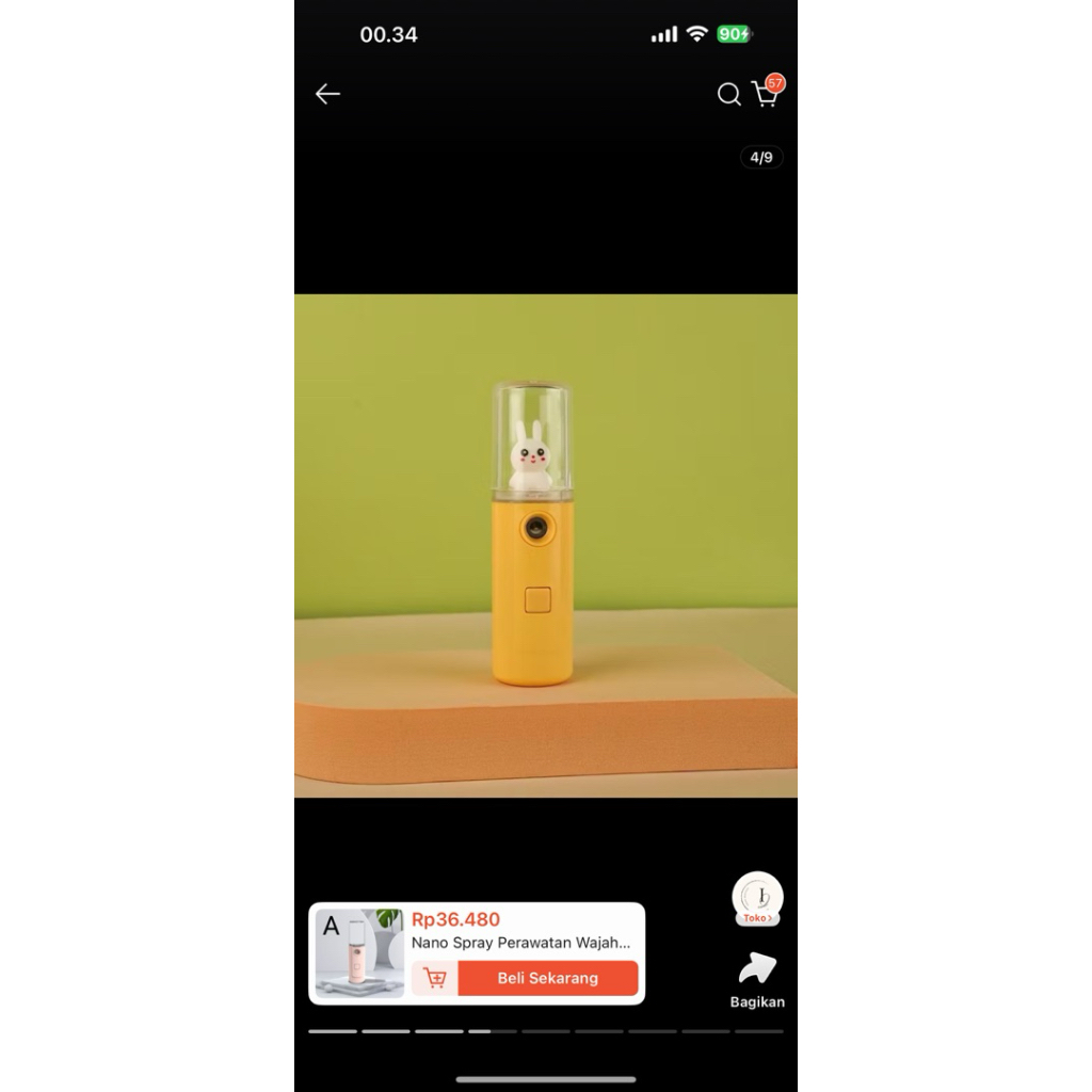 Jual NANO SPRAY wajah alat semprotan mist uap air ke muka | Shopee ...