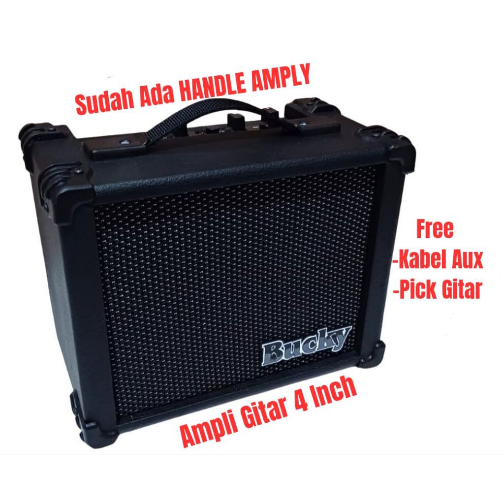 Jual Ampli Gitar Listrik Mini BUCKY 4 Inch-Ampli Gitar Mini 4 Inch ...