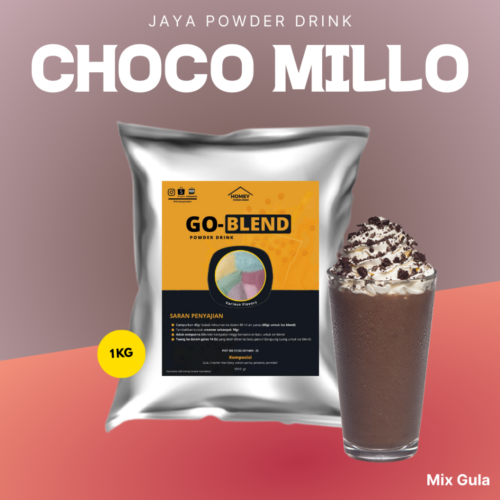 Jual Bubuk Minuman CHOCO MILLO 1Kg / Bubuk Rasa CHOCO MILLO / CHOCO ...