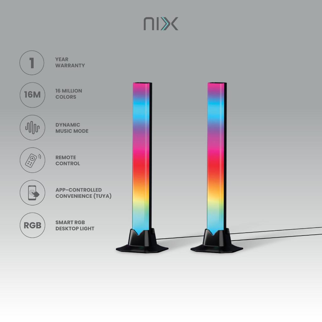 Jual LAMPU MEJA LIGHT LED BAR RGB NIX LUCENT AMBIENT HLA-001 BLACK ...
