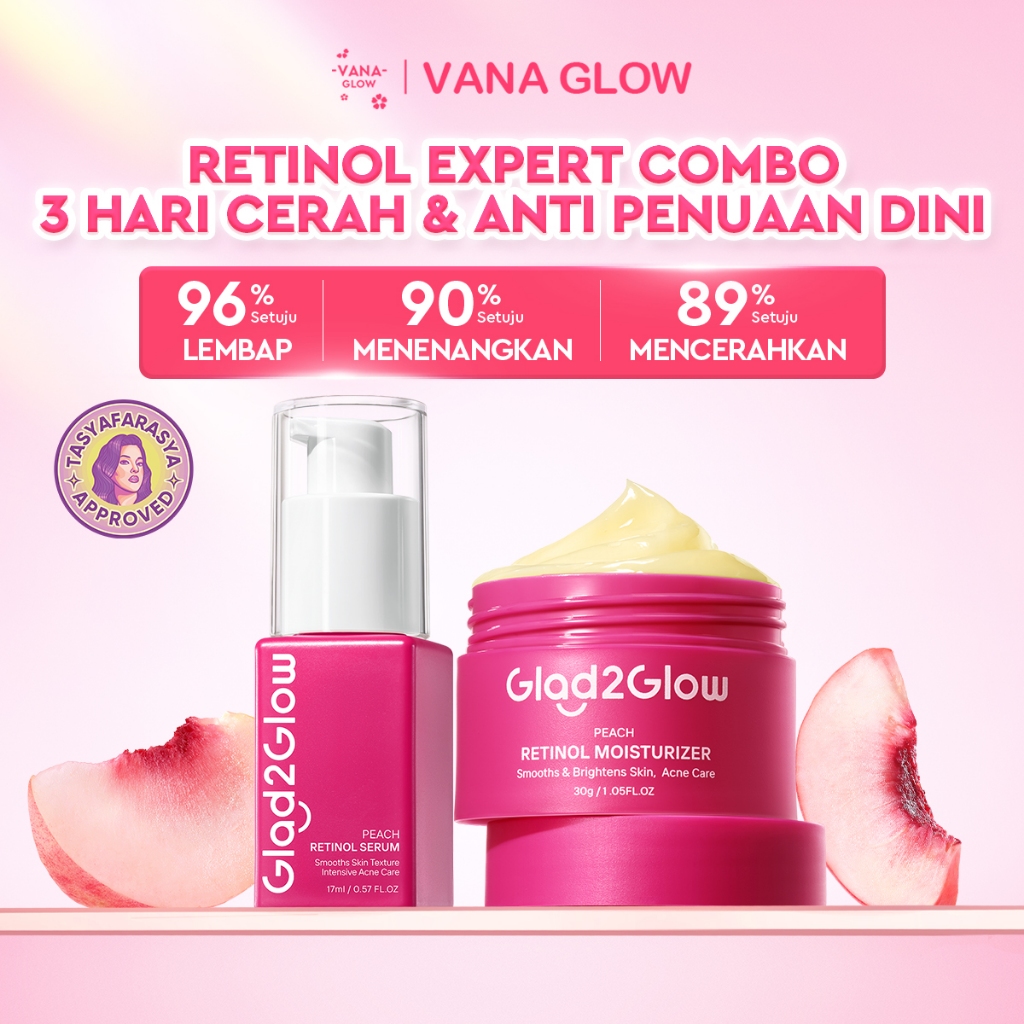 Jual [Retinol Combo]Glad2Glow 2pcs bundle Skincare Paket-Retinol ...
