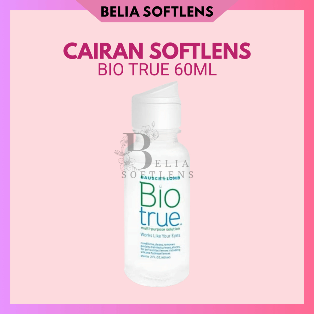 Jual CAIRAN SOFTLENS BIO TRUE 60ML | AIR SOFTLENS PEMBERSIH BIO TRUE ...