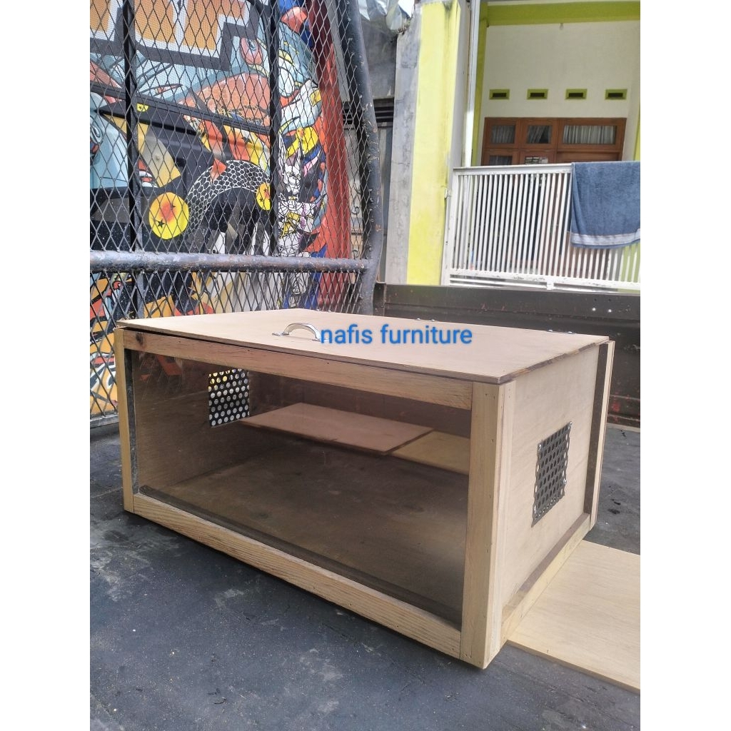 Jual TERRARIUM kandang hewan reptil dll 60*35*30 | Shopee Indonesia