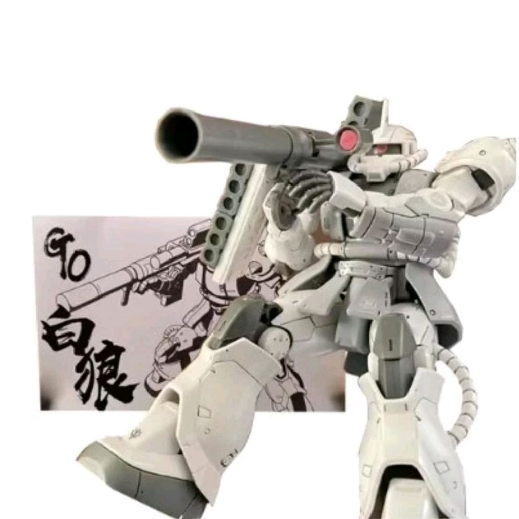 Jual Jms Gto Zaku White version 1/144 model kit | Shopee Indonesia