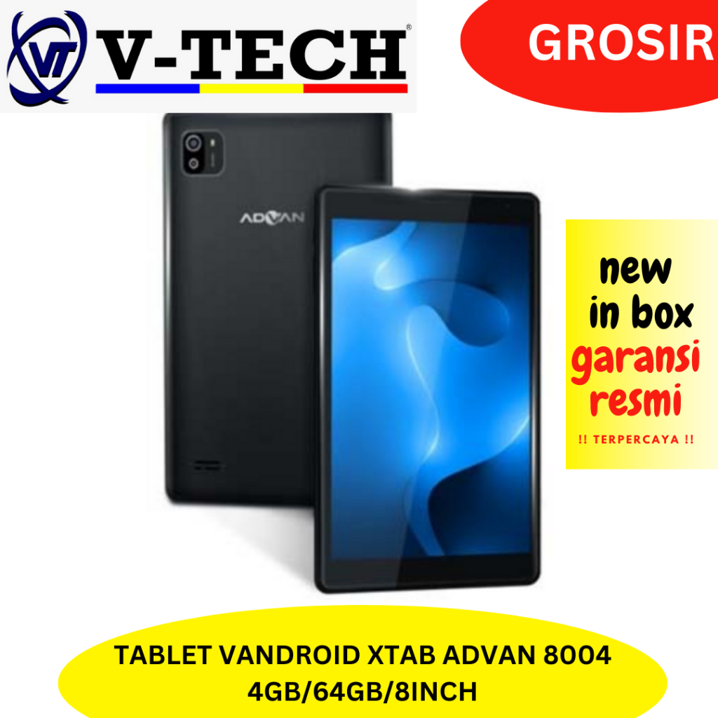 Jual TABLET VANDROID XTAB ADVAN 8004 4GB/64GB/8INCH (SOFTCASE) | Shopee ...