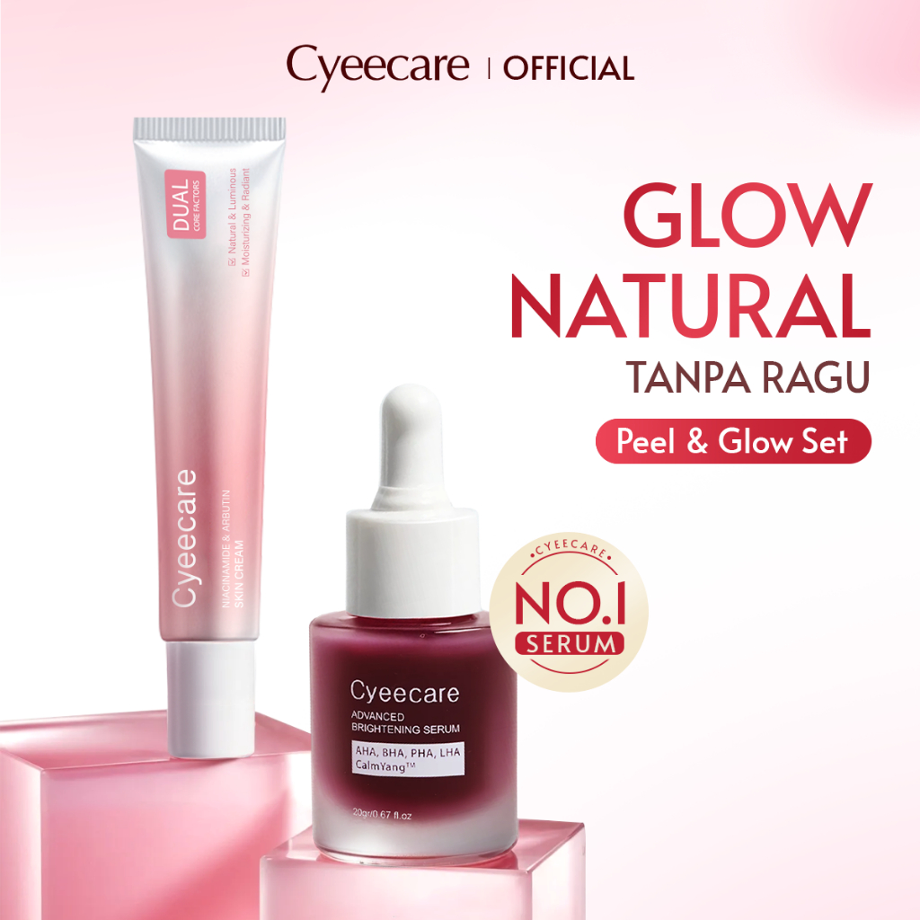 Jual Cyeecare Tone-Up Cream 20g + Peeling Solution Serum Niacinamide ...
