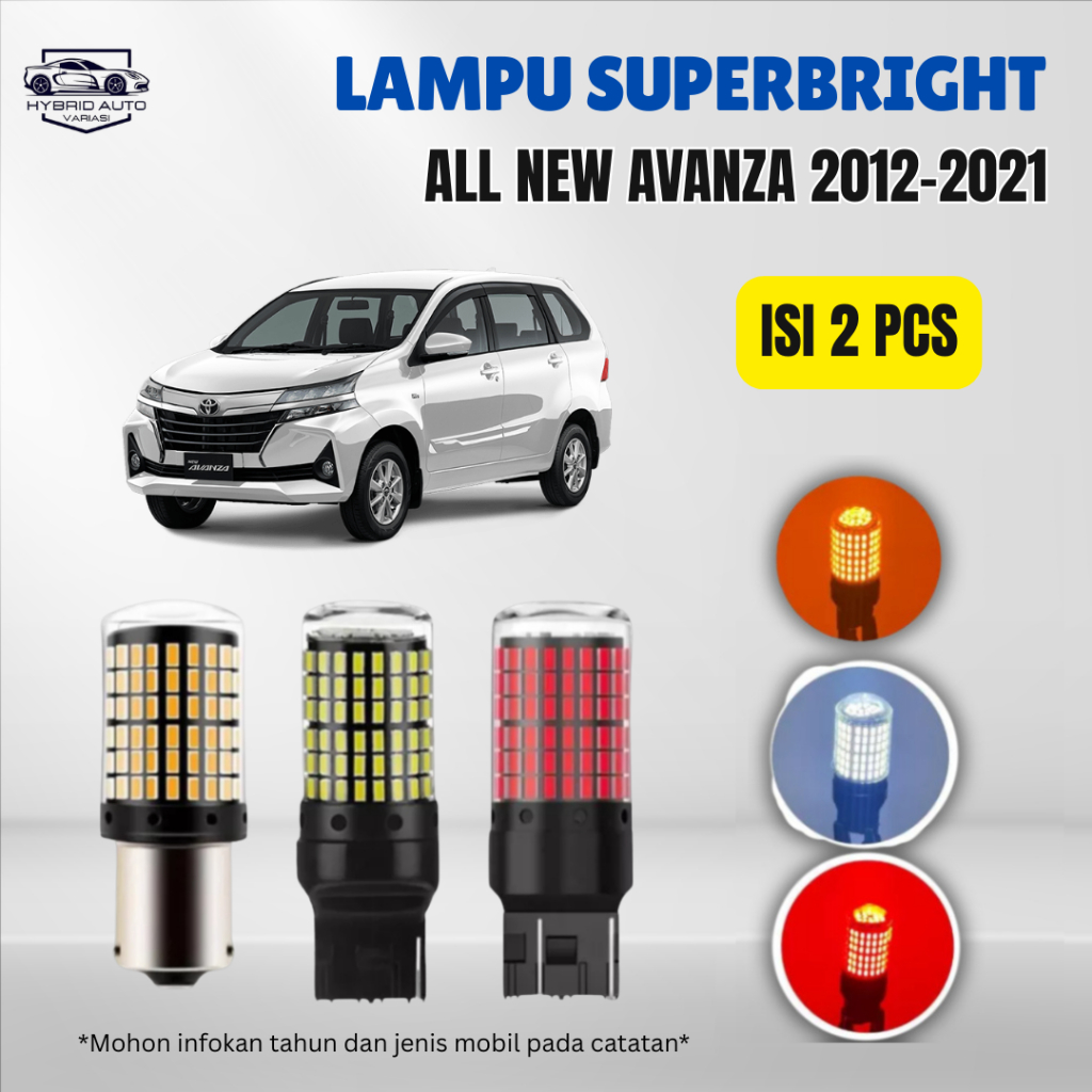 Jual Lampu LED Sein Mundur Rem All New Avanza 2012-2021 Superbright ...