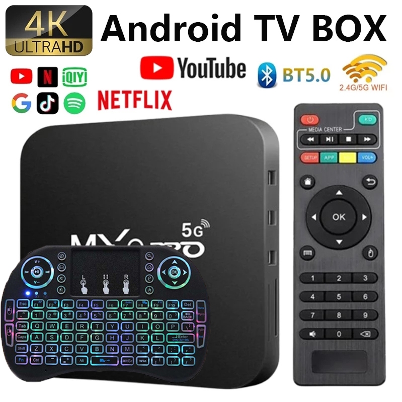 Jual 4K HD Android TV Box 16G+256G Smart TV BOX 2.4G Wifi Smart Tv Box ...
