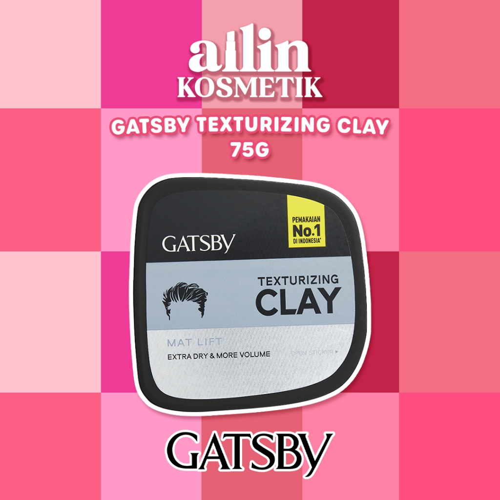 Jual AiLiN | GATSBY Texturizing Clay 75g | Minyak Rambut Pria | Shopee ...