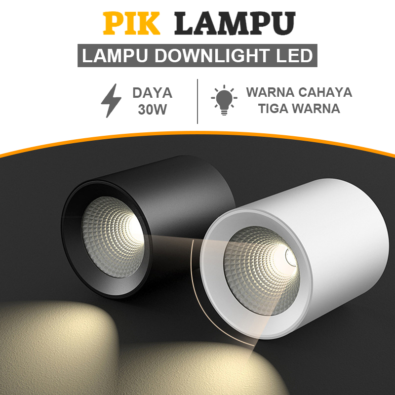 Jual Lampu Sorot LED 30W Surface Mount - Spot Light 3 Pilihan Warna ...