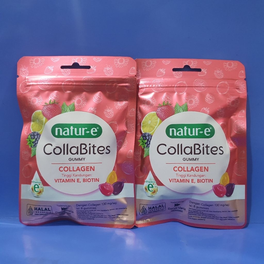 Jual Natur-E Collabites gummy collagen with vit E & biotin | Shopee ...