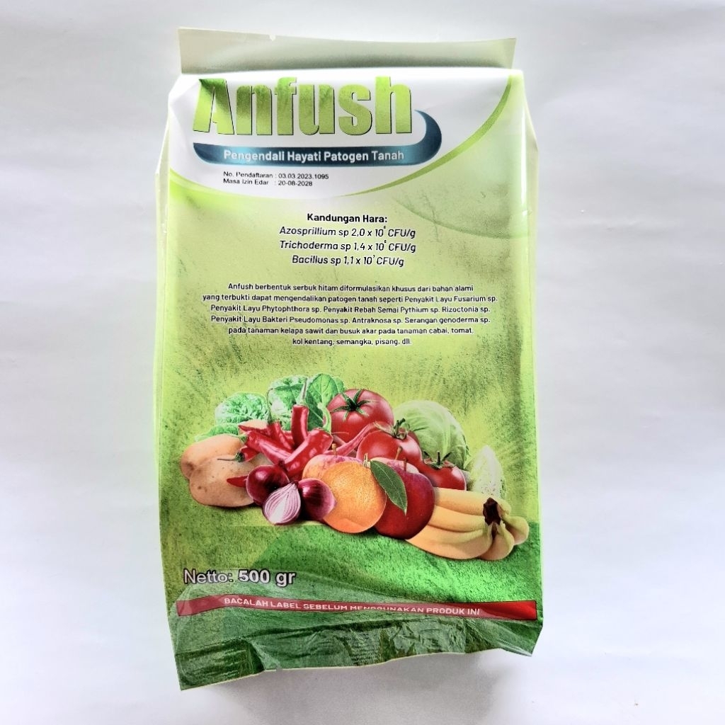 Jual ANFUSH 500gr, pengendali hayati patogen tanah. Tricoderma ...