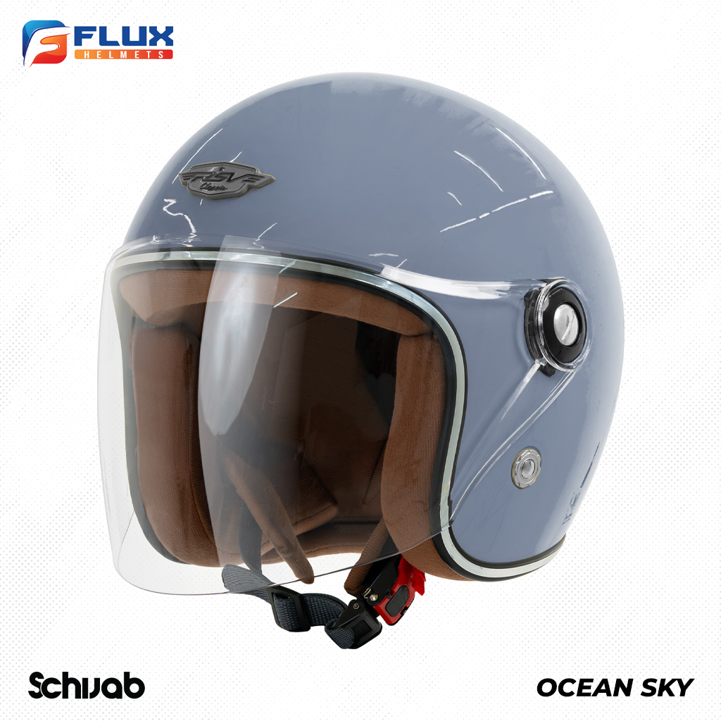 Jual [ORIGINAL RSV] Helm Hijab RSV Retro Classic Helm Half Face - Ocean ...