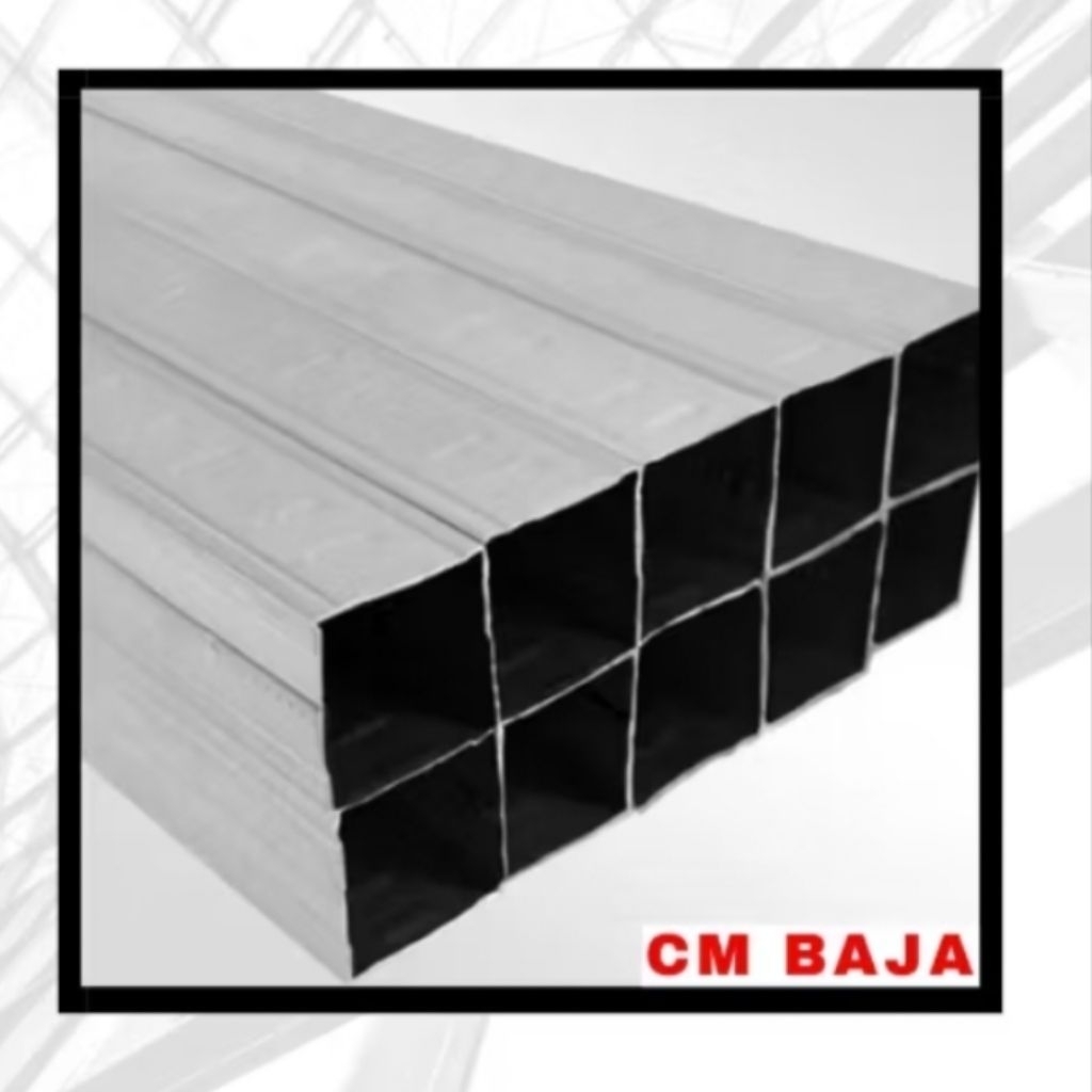 Jual besi hollow 2x2, 4x4, 6x6 tebal 1,2 mm | Shopee Indonesia