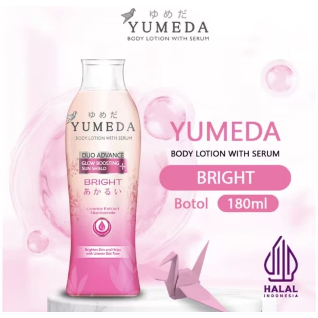 Jual Yumeda Body Lotion with Serum 180ml | Shopee Indonesia