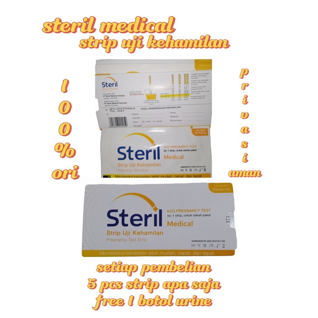 Jual STERIL STRIP UJI KEHAMILAN,TESTPACK | Shopee Indonesia